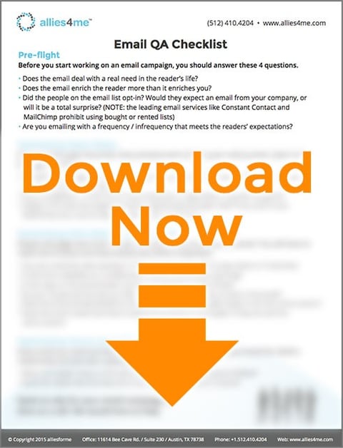 Email QA Checklist - Increase Email Campaign Effectiveness